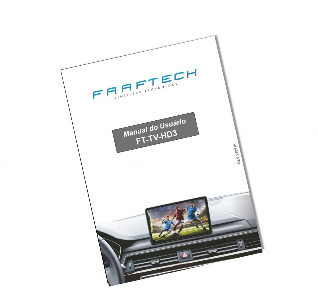 TV Digital Automotiva Full HD - FT-TV-HD3 - Faaftech