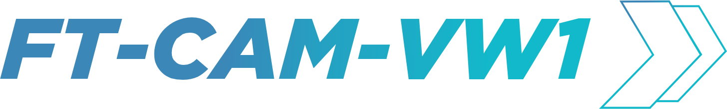 Câmera de Ré para Volkswagen, Peugeot e Citroën FT-CAM-VW1 - Faaftech